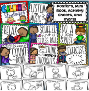 Calming Strategies Calm Corner Coping Skills Posters Mini Book ...