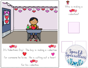 Valentine's Day Reading Comprehension Adapted Books (Lvl 3) | Made By ...