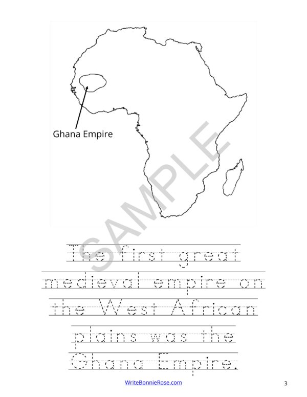 Kingdoms of Medieval Africa Coloring Book-Level B | Made By Teachers