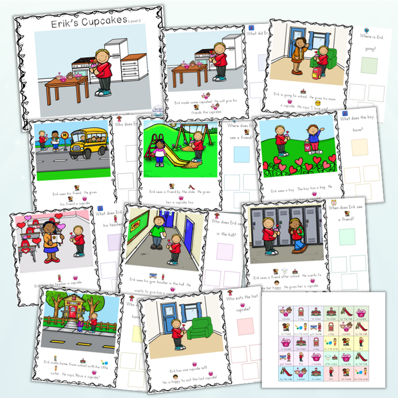 Valentine's Day Reading Comprehension Adapted Books (Lvl 2) | Made By ...