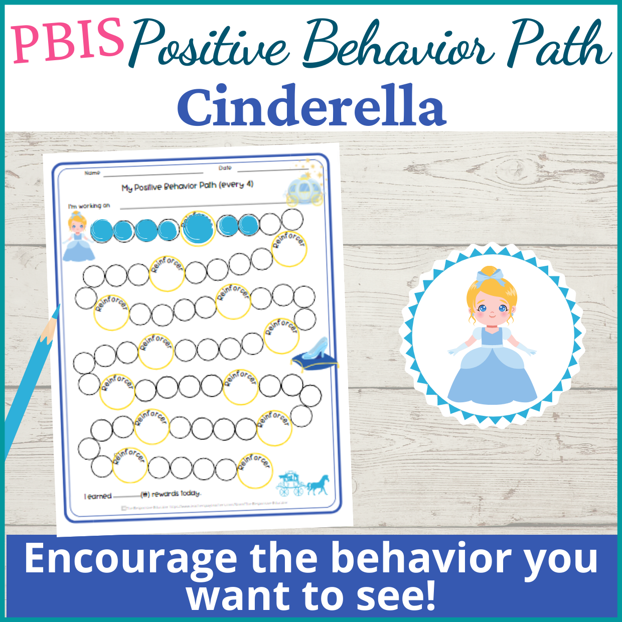 PBIS Positive Behavior Path- Cinderella | Made By Teachers