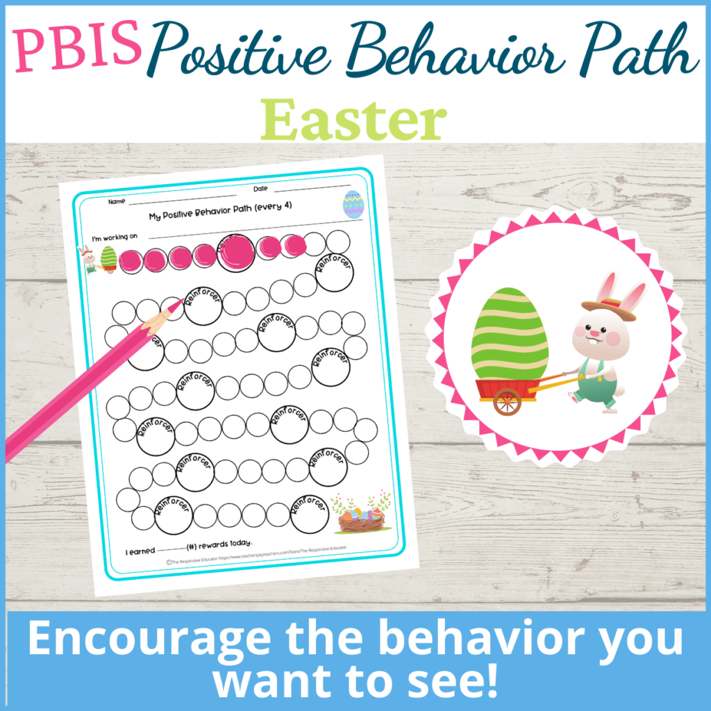 Behavior Visual Supports- Easter | Made By Teachers