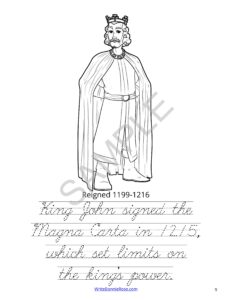 Kings and Queens of England Coloring Book-Level C | Made By Teachers
