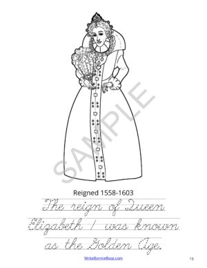 Kings and Queens of England Coloring Book-Level C | Made By Teachers