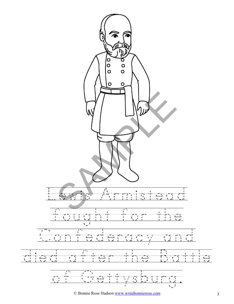 Leaders of the American Civil War Coloring Book-Level B | Made By Teachers