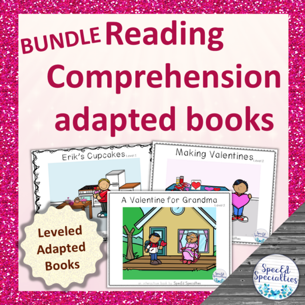 Valentine's Day Reading Comprehension Adapted Books BUNDLE | Made By ...