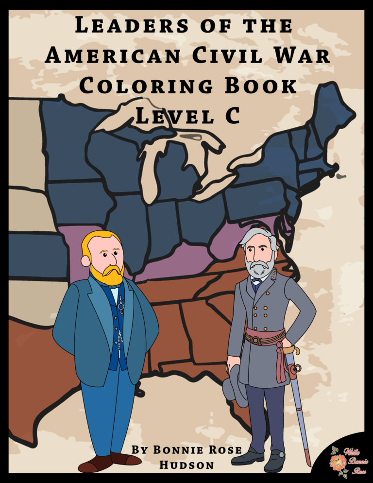 George Washington Coloring Book-Level B | Made By Teachers