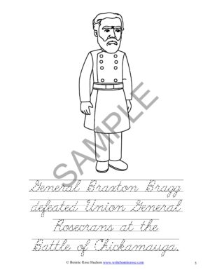 Leaders of the American Civil War Coloring Book-Level C | Made By Teachers