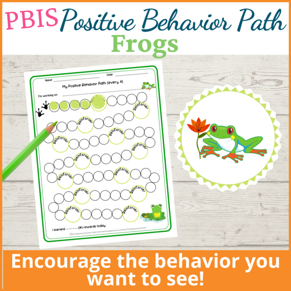 PBIS Positive Behavior Path- Frogs | Made By Teachers