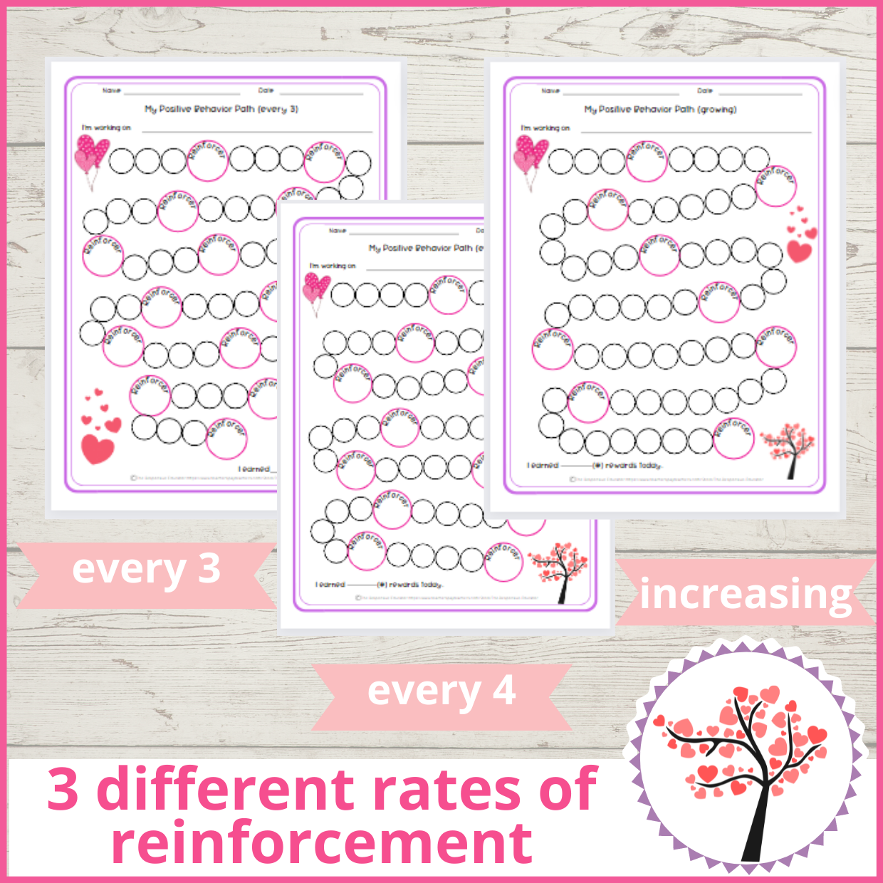 PBIS Positive Behavior Path- Hearts | Made By Teachers