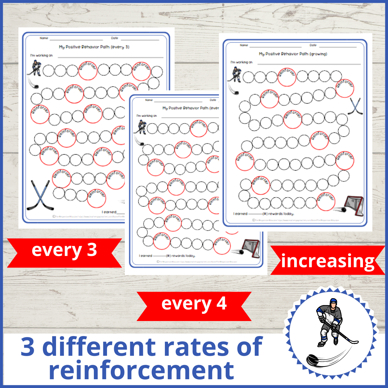 PBIS Positive Behavior Path- Hockey | Made By Teachers
