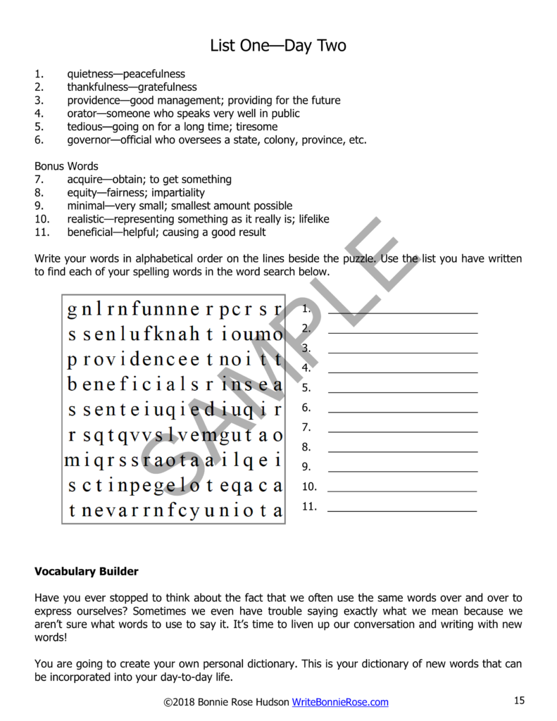 Fun With Spelling: Grade 5 | Made By Teachers