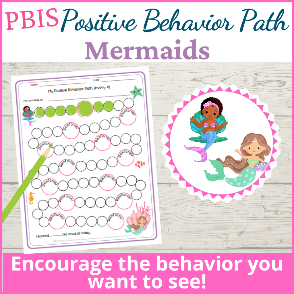 PBIS Positive Behavior Path- Mermaids | Made By Teachers