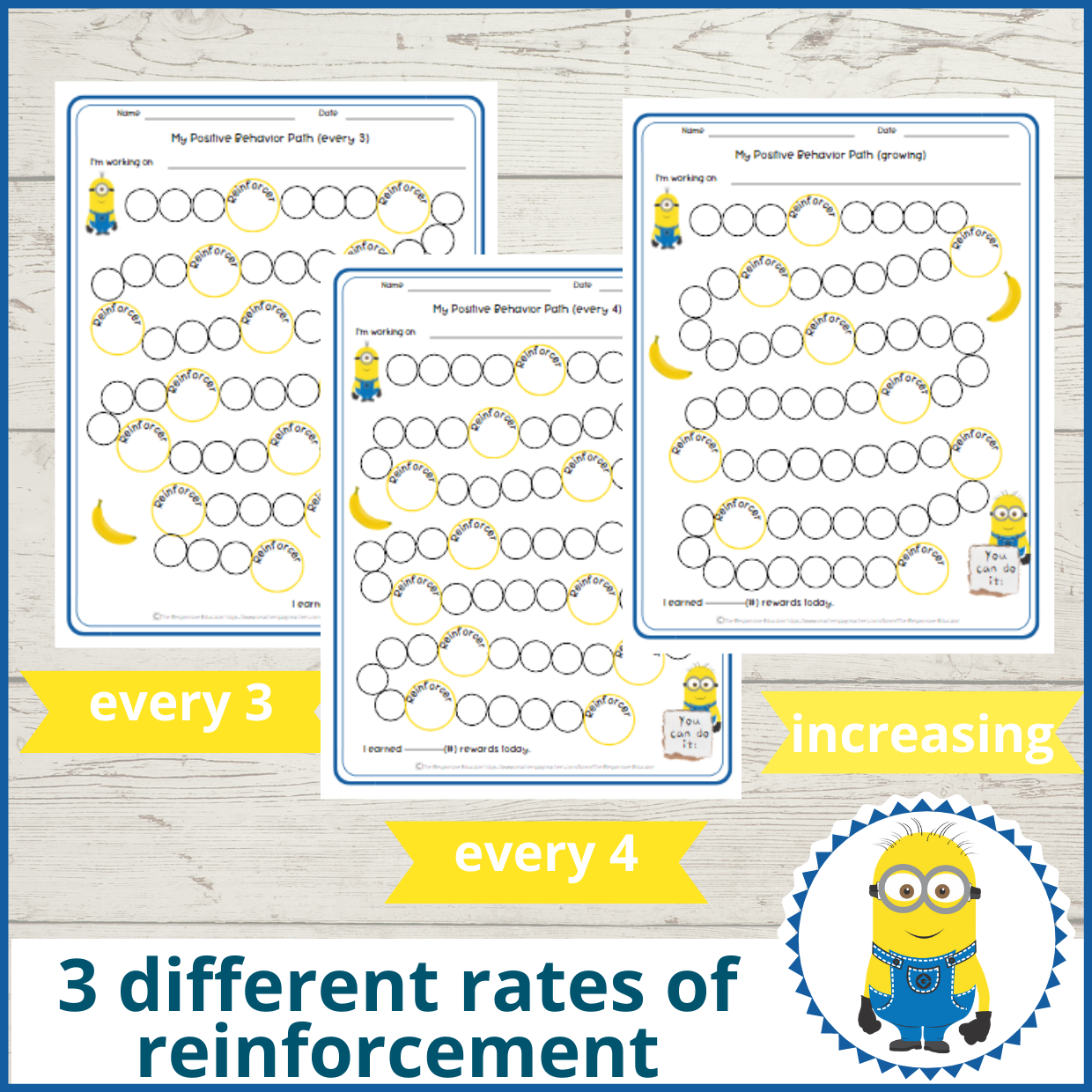 PBIS Positive Behavior Path- Minions | Made By Teachers