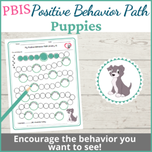 PBIS Positive Behavior Path- Puppies | Made By Teachers