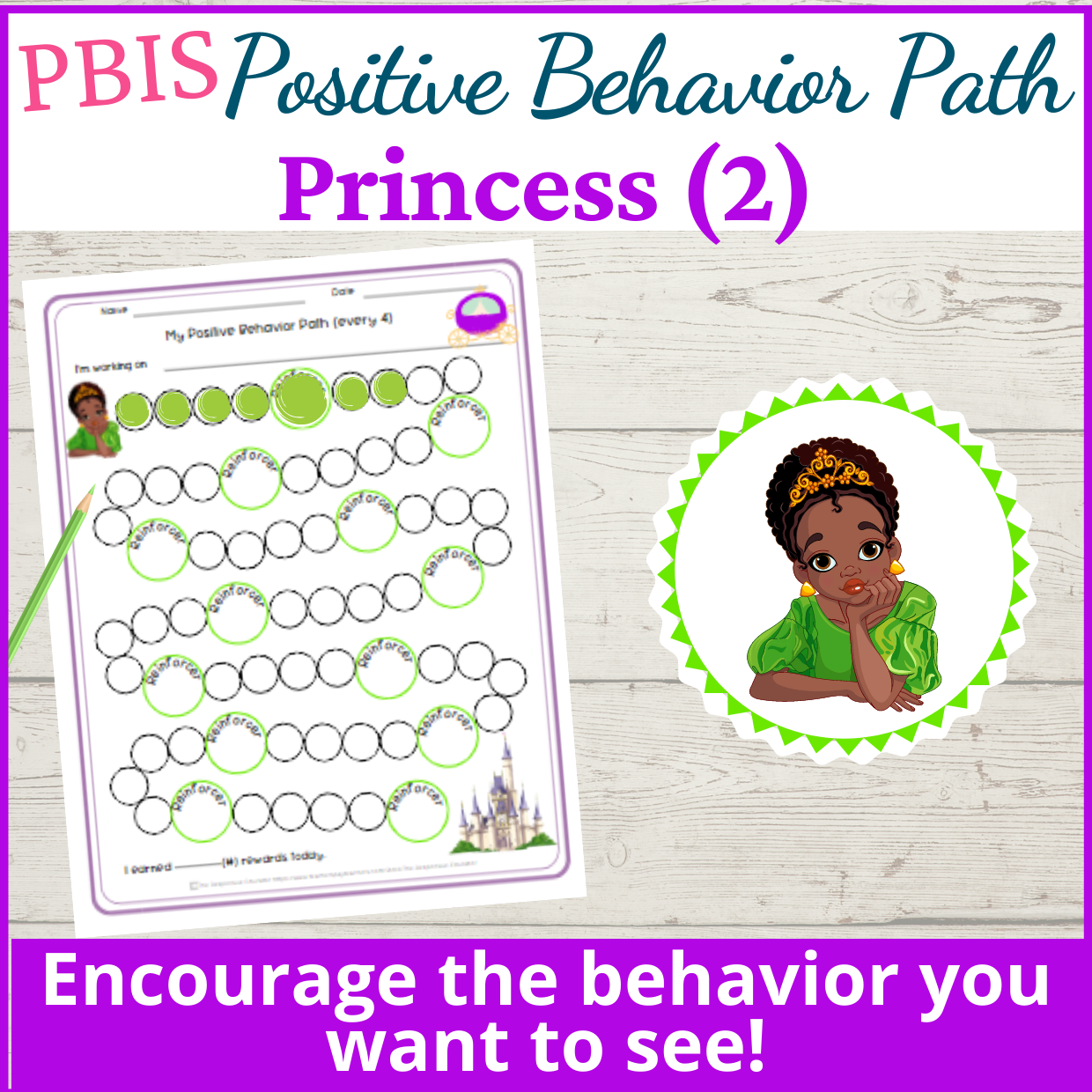 PBIS Positive Behavior Path- Princess (2) | Made By Teachers