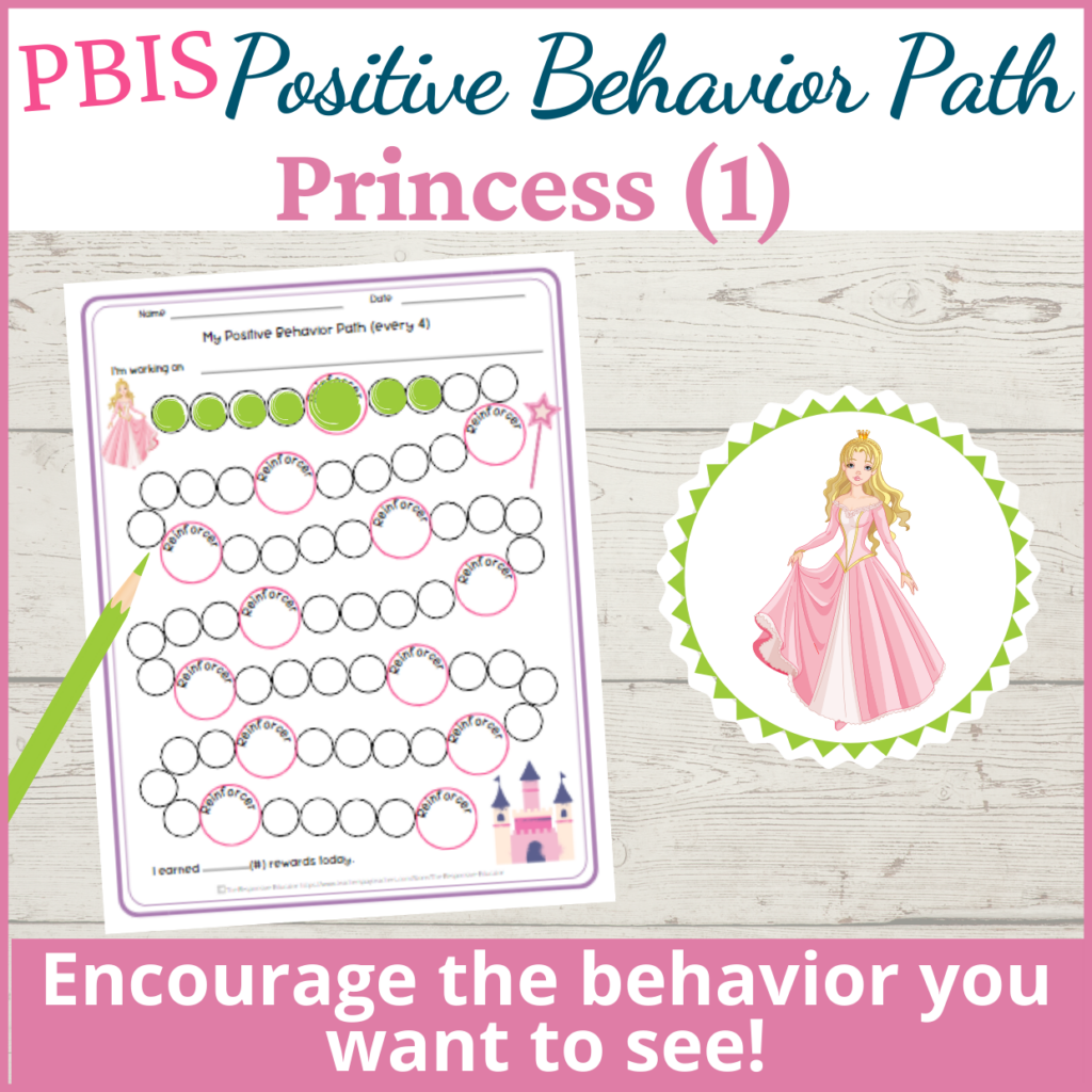 Behavior Visual Supports-Princess (1) | Made By Teachers