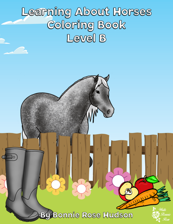 Learning About Horses Coloring Book-Level B | Made By Teachers