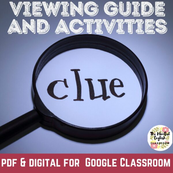 Clue (1985) | Movie Guide | Digital & Print Worksheets | Mystery | Made ...
