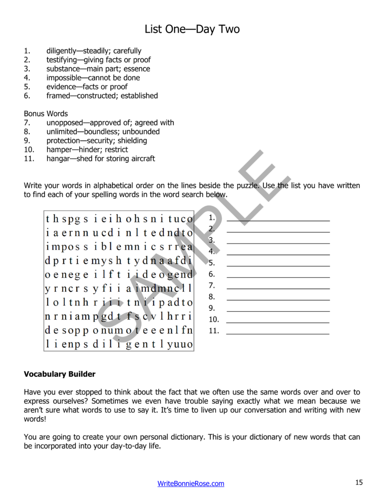 Fun With Spelling: Grade 6 | Made By Teachers