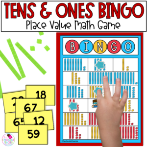 Place Value Tens and Ones - Math Games - BINGO | Made By Teachers