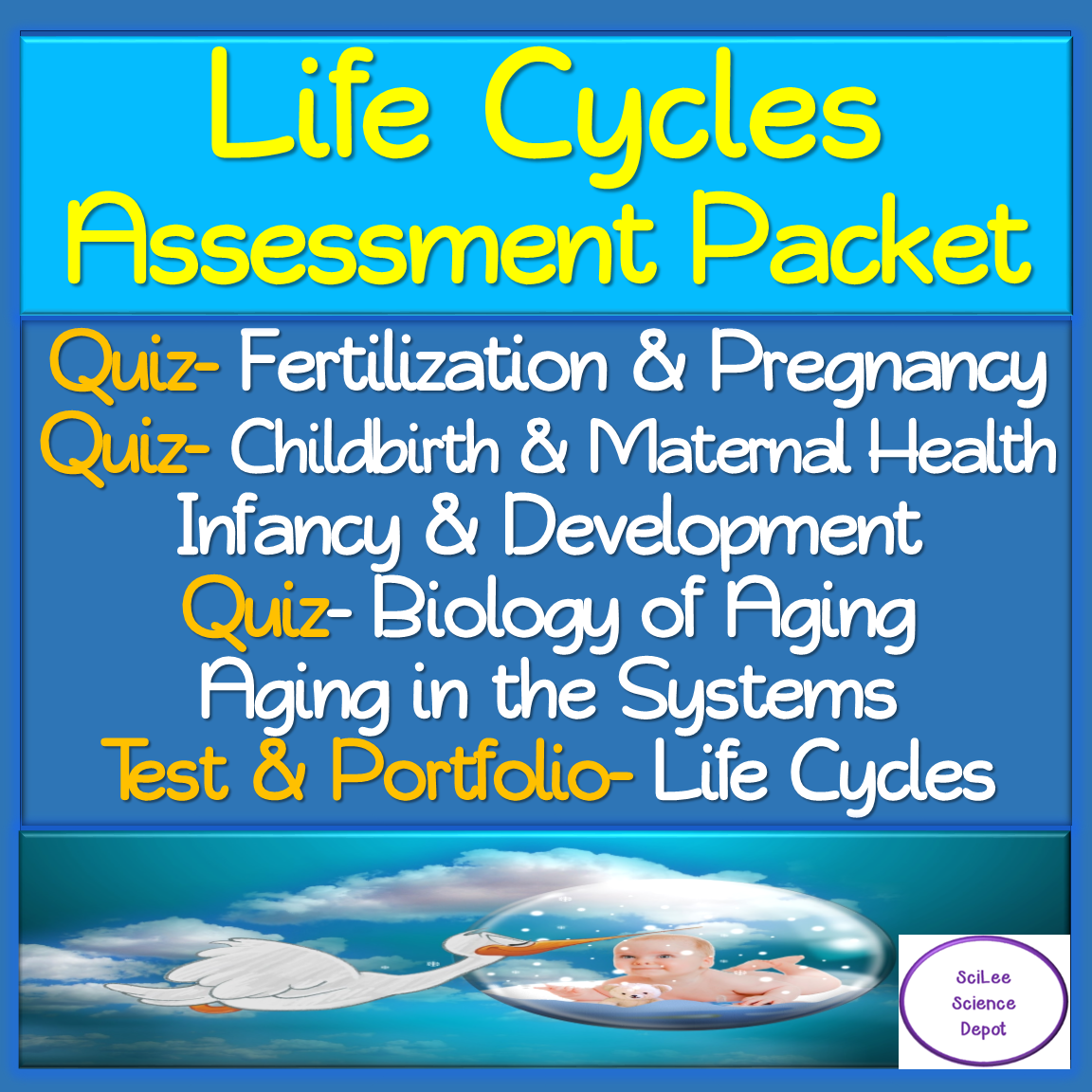 Life Cycles: Fertilization and Pregnancy PowerPoint & Worksheets | Made ...