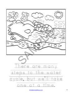 Learning About the Water Cycle Coloring Book-Level B | Made By Teachers