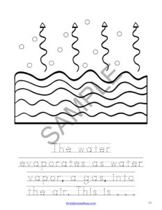 Learning About the Water Cycle Coloring Book-Level B | Made By Teachers
