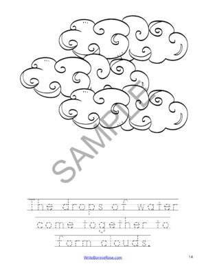 Learning About the Water Cycle Coloring Book-Level B | Made By Teachers