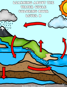 Learning About the Water Cycle Coloring Book-Level B | Made By Teachers