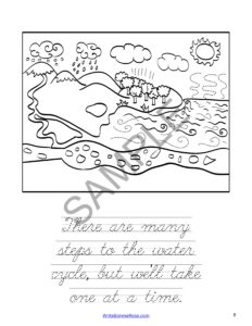 Learning About the Water Cycle Coloring Book-Level C | Made By Teachers