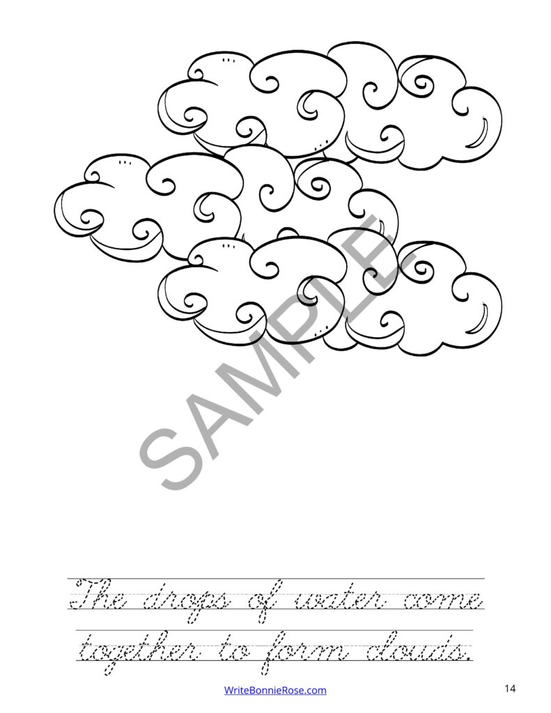 Learning About the Water Cycle Coloring Book-Level C | Made By Teachers