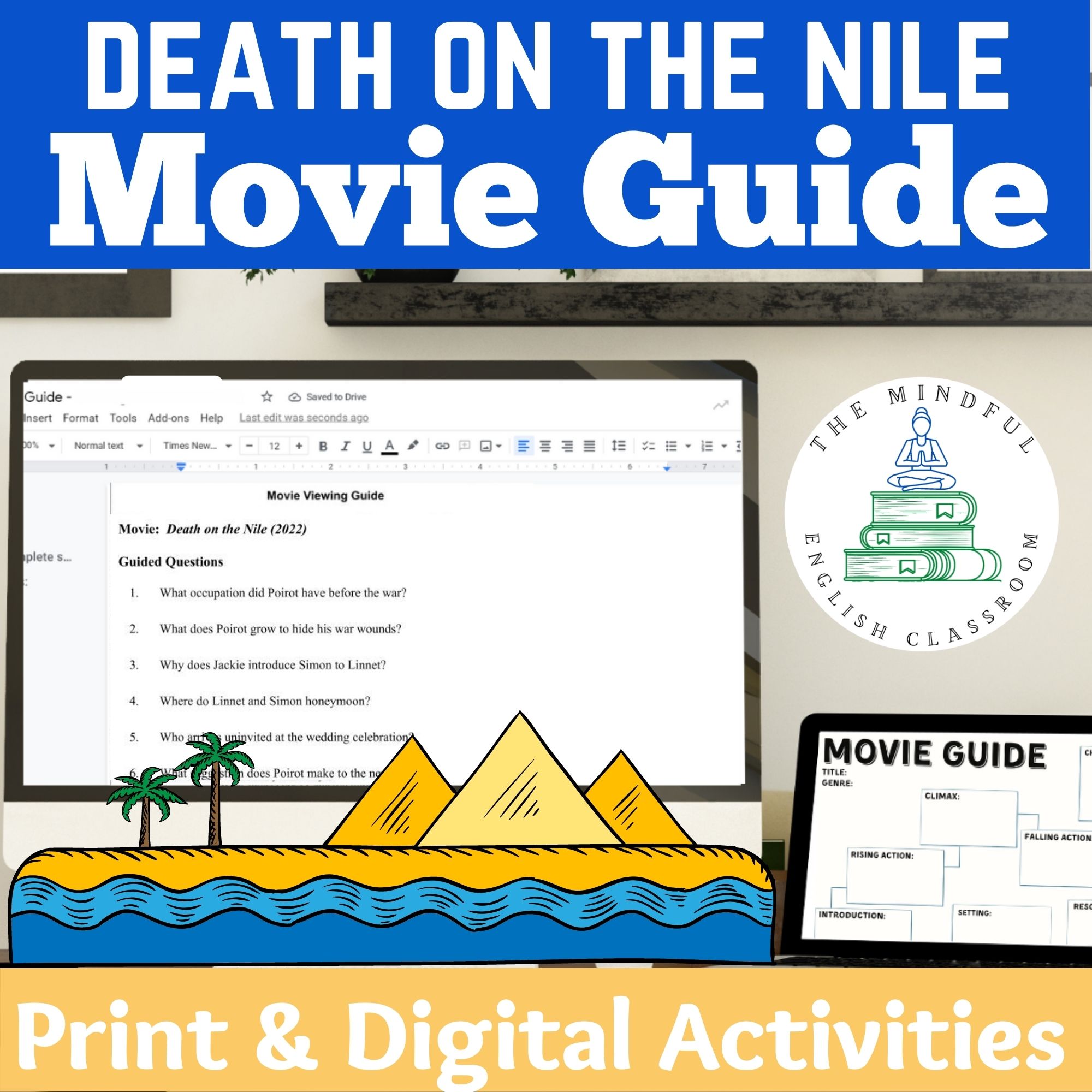 Death on the Nile (2022) | Movie Guide | Digital & Print Worksheets ...