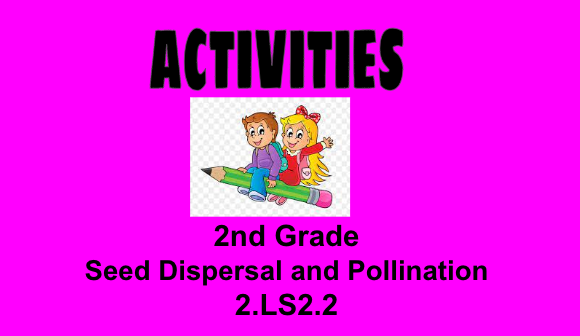 2nd Grade Science Seed Dispersal and Pollination 2.LS2.2 Activities ...