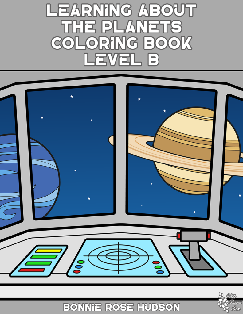 Learning About the Planets Coloring Book-Level B | Made By Teachers