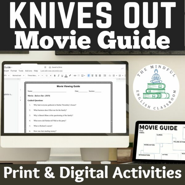 Knives Out (2019) | Movie Guide | Digital & Print Worksheets | Mystery ...