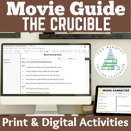 The Crucible (1996) | Movie Guide | Digital & Print Worksheets | Arthur ...