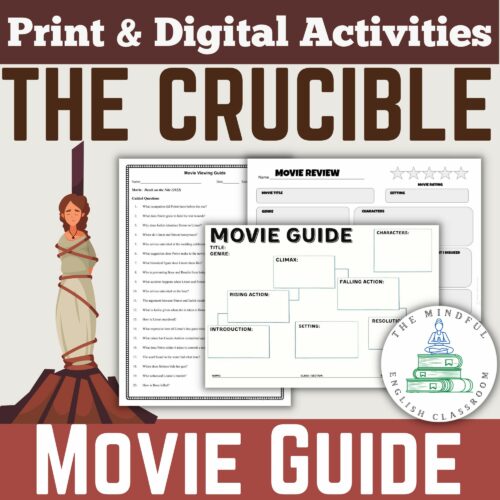 The Crucible (1996) | Movie Guide | Digital & Print Worksheets | Arthur ...