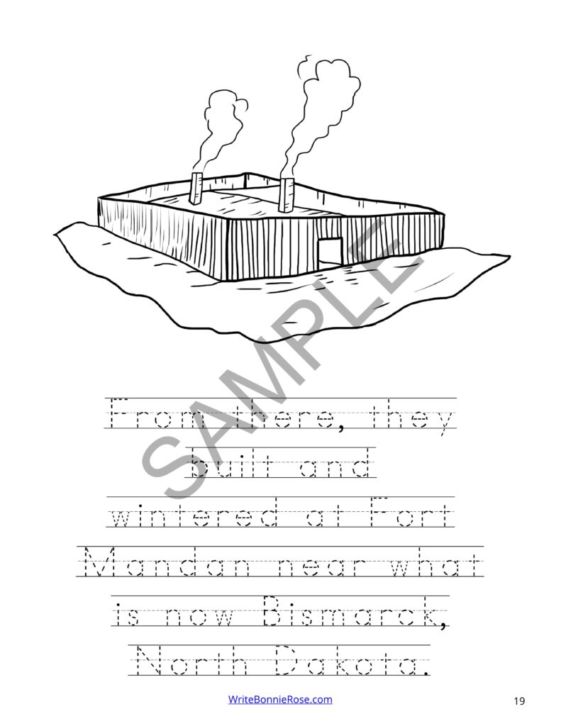 Lewis & Clark Expedition Coloring Book-Level B | Made By Teachers