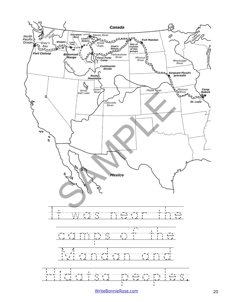 Lewis & Clark Expedition Coloring Book-Level B | Made By Teachers