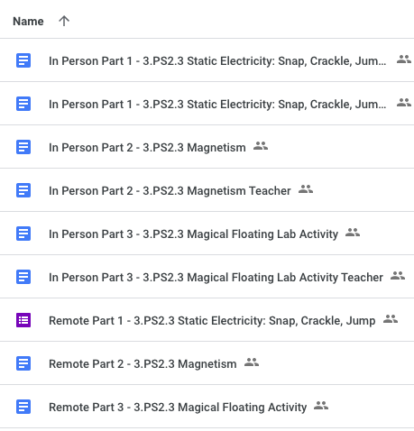 3rd Grade Science Magnetic/Electric Interactions 3.PS2.3 Activities ...