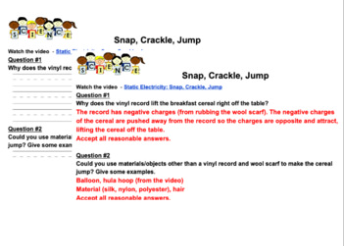 3rd Grade Science Magnetic/Electric Interactions 3.PS2.3 Activities ...