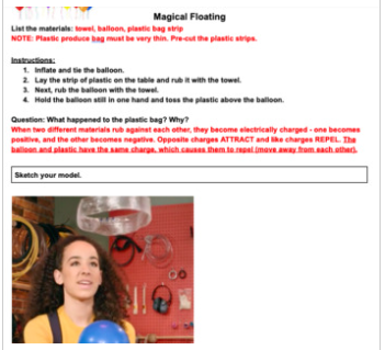 3rd Grade Science Magnetic/Electric Interactions 3.PS2.3 Activities ...