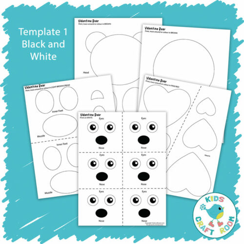 Valentine Bear Craft | Made By Teachers