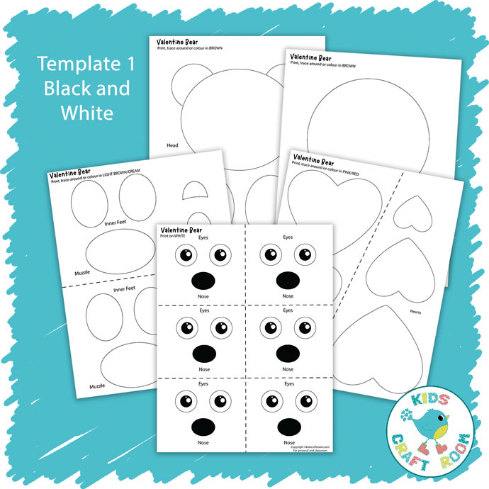 Valentine Bear Craft | Made By Teachers