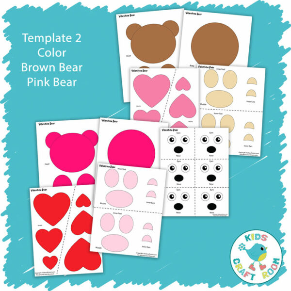 Valentine Bear Craft | Made By Teachers