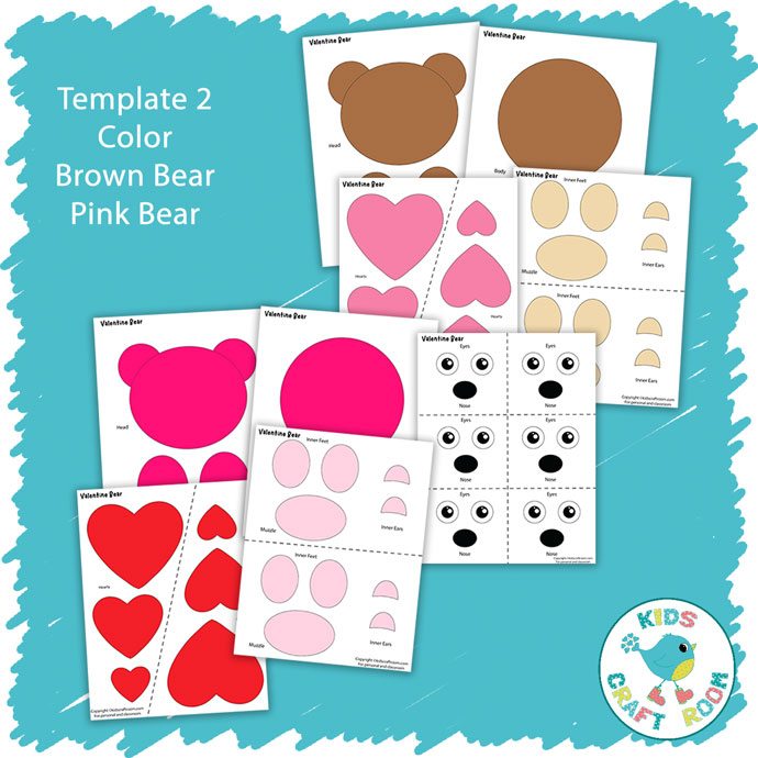 Valentine Bear Craft | Made By Teachers