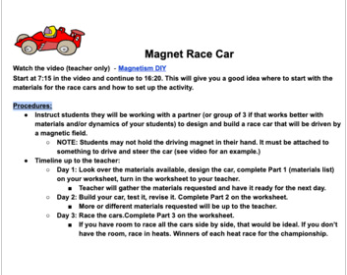 3rd Grade Science Design a Magnet Problem 3.PS2.4 Activities | Made By ...