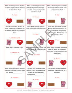 February Holiday Matching Tic Tac Toe and Trivia Tic Tac Toe | Made By ...