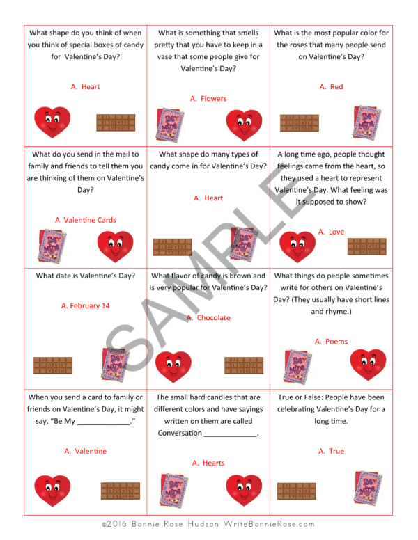 February Holiday Matching Tic Tac Toe and Trivia Tic Tac Toe | Made By ...